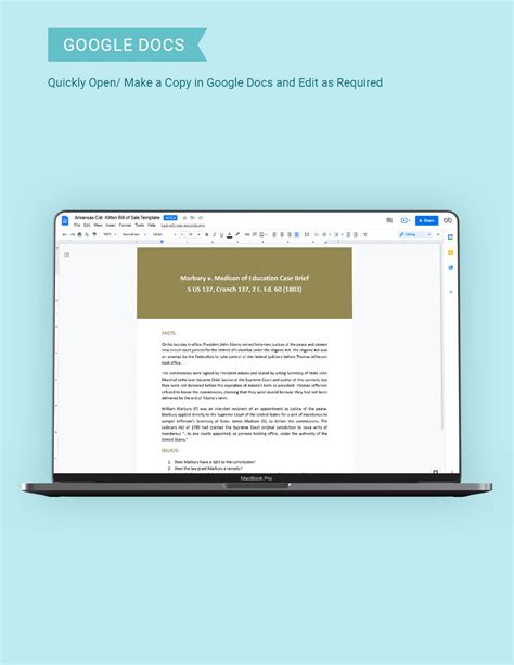 Case Brief Summary Template In Word Google Docs Download Template Net