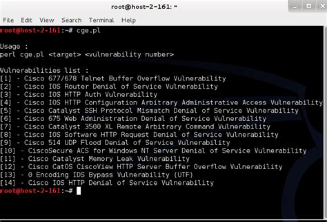 router vulnerabilities in kali linux geeksforgeeks