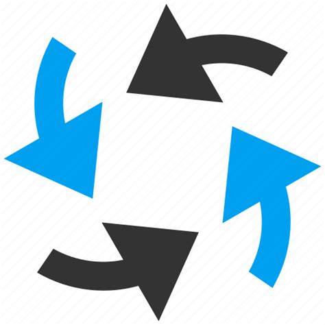 cycle recycle refresh repeat rotate rotation arrows spin icon