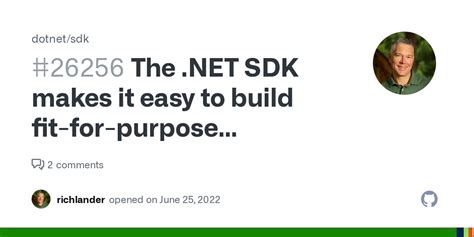 The Net Sdk Makes It Easy To Build Fit For Purpose Applications And Packages Issue