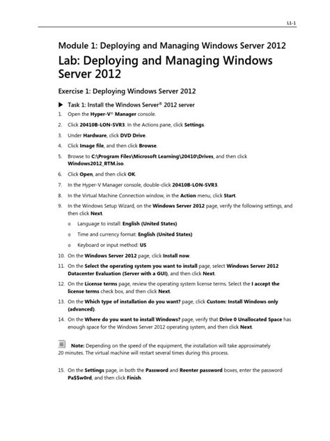 20410b Course Lab Answer Key Pdf Active Directory Ip Address