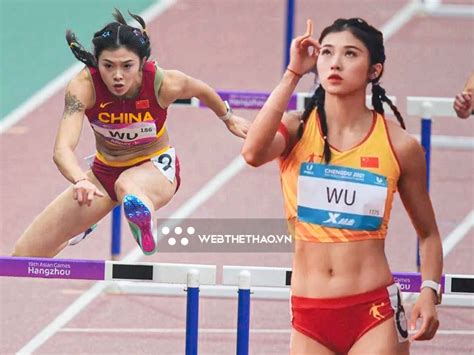 Hot Girl điền Kinh Trung Quốc Wu Yanni đại Náo đường Chạy 100m Rào Asiad 19