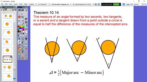 10 6 Secants Tangents And Angle Measures Worksheet