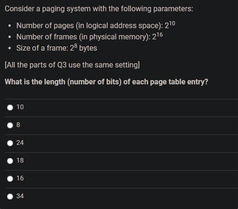 solved consider a paging system with the following