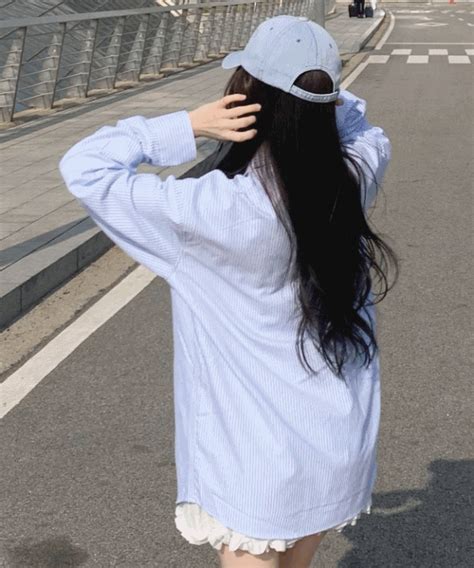 1 1할인[unisex💗 상큼색감 ] 로얄 옥스퍼드 스트라이프 오버핏 체크 긴팔 셔츠 남녀공용 커플룩 에이블리