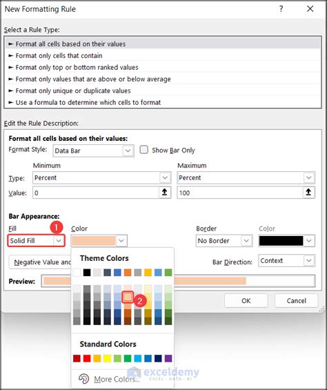 How To Use Data Bars With Percentage In Excel 3 Examples