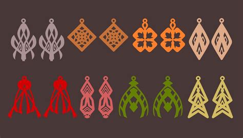 Earring Mockup Vector Art Icons And Graphics For Free Download