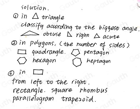 solved independent activity 1 a classify the following polygons