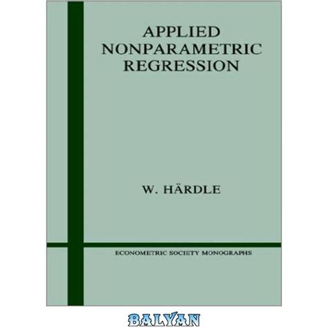 خرید و قیمت دانلود کتاب Applied Nonparametric Regression ترب