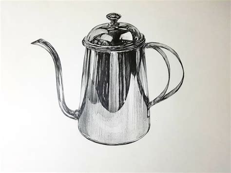 드립포트 드로잉 잉크 그림 드로잉 그림