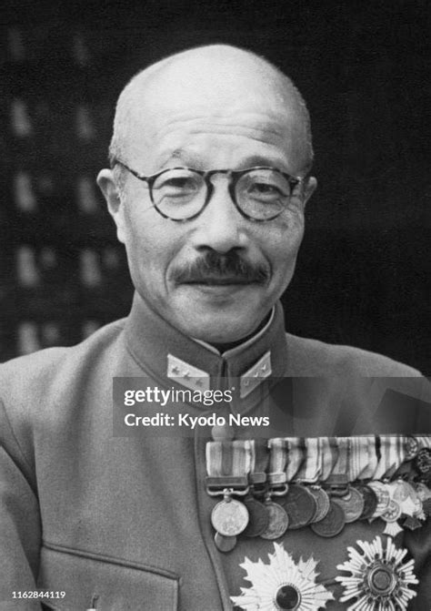 Undated File Photo Shows Gen Hideki Tojo Who Served As Japanese