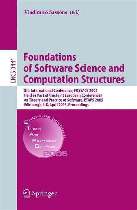 lecture notes in computer science ser foundations of software science and computational
