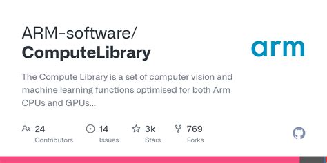 GitHub ARM Software ComputeLibrary The Compute Library Is A Set Of Computer Vision And