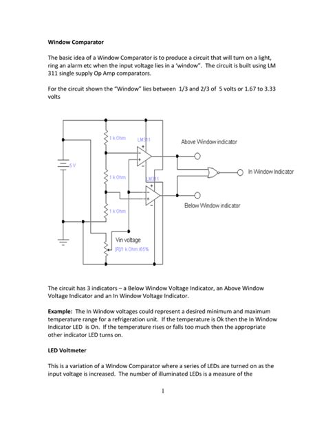 Window Comparator Window Comparator