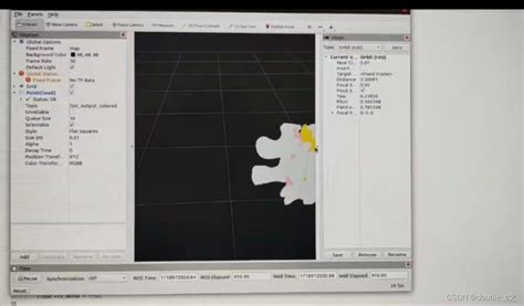 带颜色的3d点云数据发布到ros1中（通过rviz显示）python、c