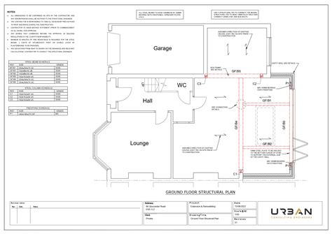 Structural Calculation Drawings Urban Consulting Engineers
