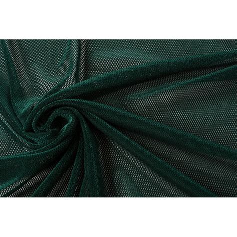 Velours Fine Gauze Dark Green Yes Fabrics