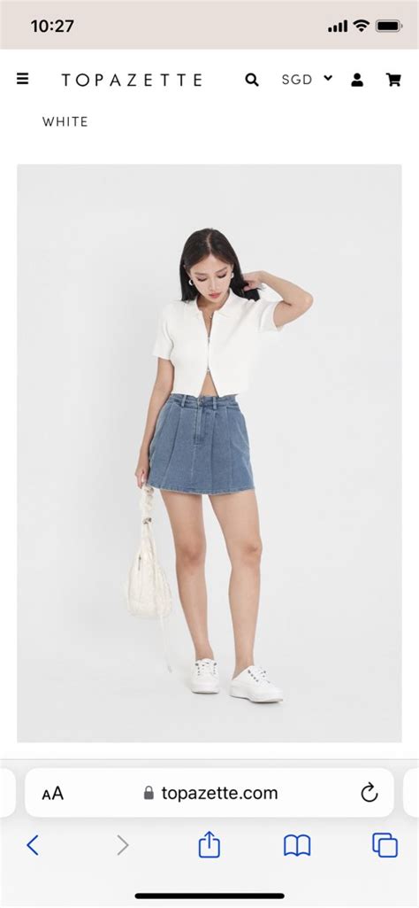 Tpz Yolo Polo Double Zipper Knit Womens Fashion Tops Blouses On Carousell