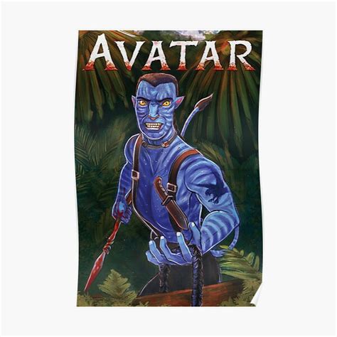 Avatar Recombinant Miles Quaritch Poster For Sale By Tiffanyredgreen