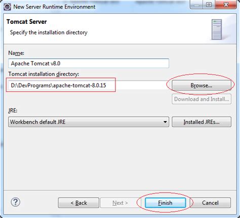 Install Tomcat Server For Eclipse