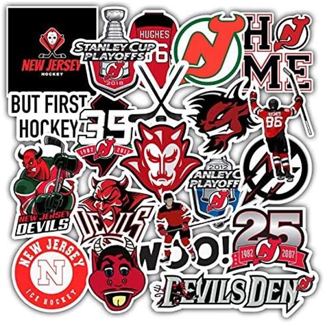 21 Pcs Set Of New Jerseys Vinyl Devils Stickers Pack New