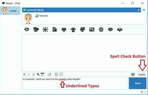 Spell Check In Real Time Messaging Brosix