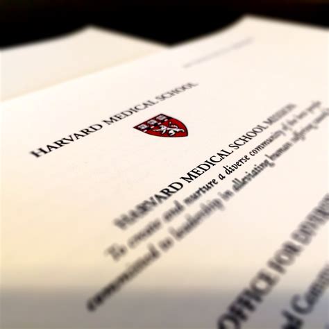 Harvard Medical Degree Certificate
