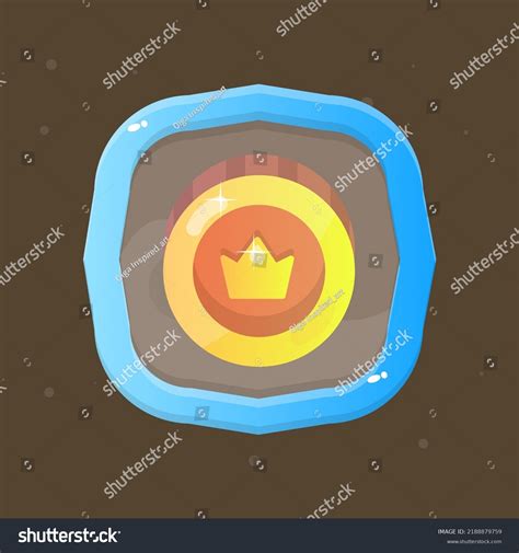 Game Ui King Coin Icon Rpg Stock Vector Royalty Free 2188879759 Shutterstock