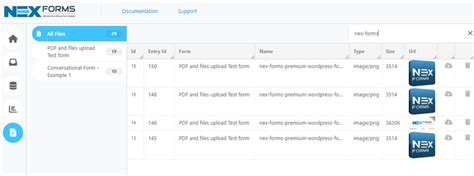 Managing File Uploads Nex Forms