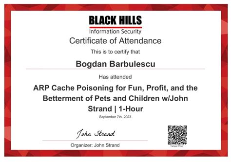 infosec cybersecurity cybersecuritytraining bogdan barbulescu
