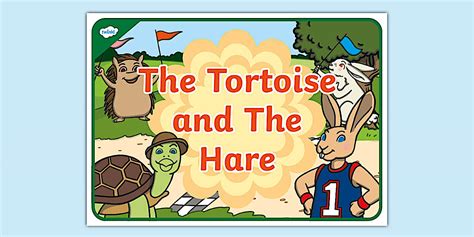 The Tortoise And The Hare Story Poster Teacher Made