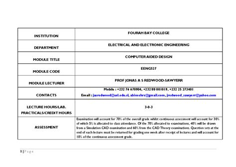Modified Cad Eeng 527 Lecture Notes 09 Converted Institution Fourah