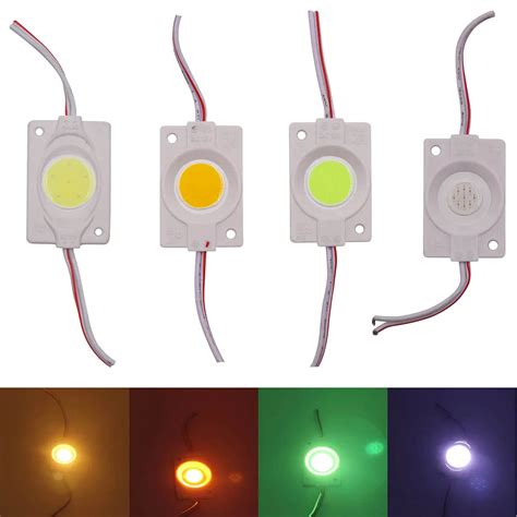 Super Bright 2 4W COB LED Module Light Cold Warm White Red Yellow Blue Lamp Bead Chip DIY Letter