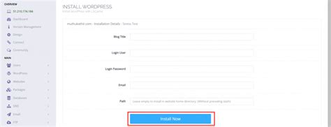 How To Install Wordpress In Cyberpanel Of Seekahost Vps Hosting