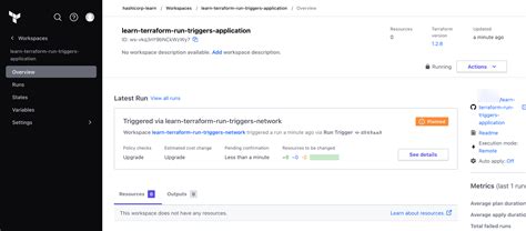 Connect Workspaces With Run Triggers Terraform Hashicorp Developer