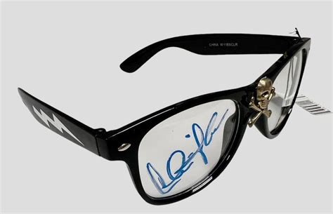 Major League 1989 Replica Glasses Signed By Charlie Sheen