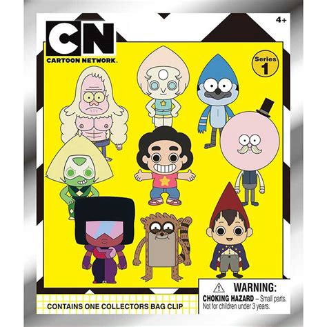 Cartoon Network 3d Foam Bag Clip Series 1 Blind Mystery Box Midtown