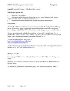 Annex C E D Logical Framework