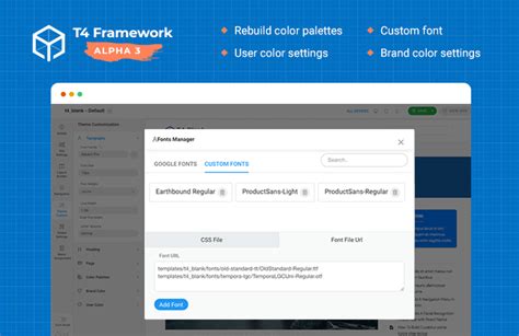 Powerful And Advanced Joomla Template Framework T4 Joomla Framework