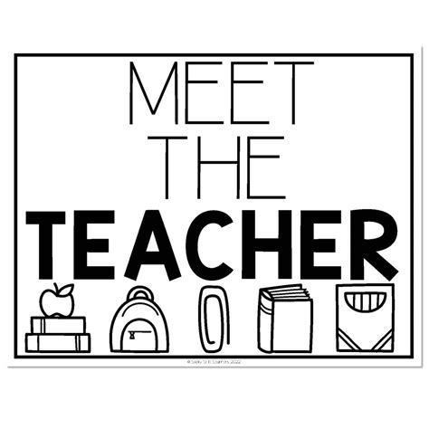 Classroom Setup Open House Photo Props Lucky Little Learners