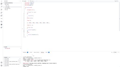 Why Isnt U Being Deteted As The Variable Of The Unsigned Int Help Me