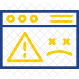 Server Error Icon Download In Dualtone Style