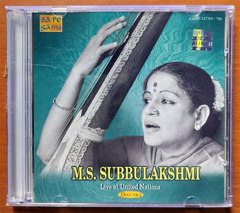 M S Subbulakshmi Live At United Nations Disc 1 And 2 Classical