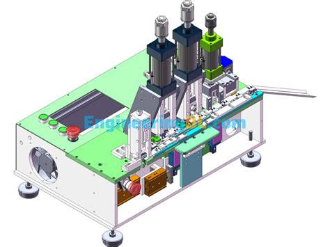 Terminal Shaping Machine Bending Machine 3d Digital Model Drawings Solidworks 3d Exported
