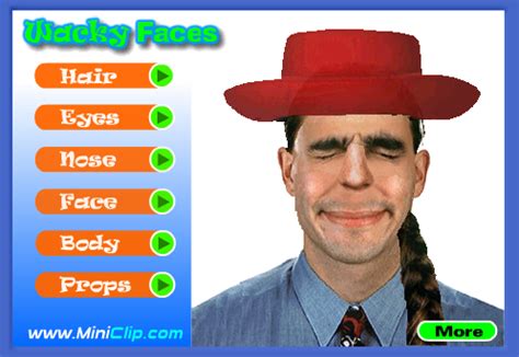 Wacky Faces Play Online On Flash Museum