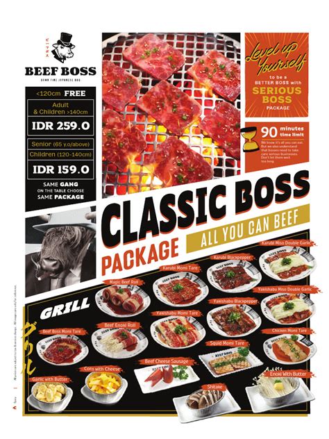 New Bb Classic Boss Package Pdf Western Cuisine Eating Behaviors