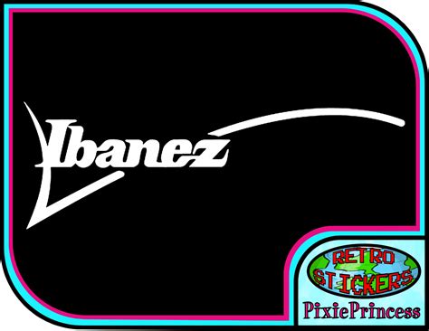 Ibanez Rg Guitar Headstock Logo A Vinyl Sticker Flight Case Wall Bass