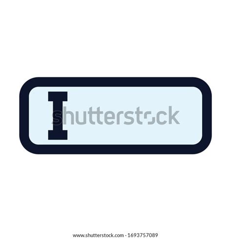 Form Input Simple Vector Color Icon Stock Vector Royalty Free