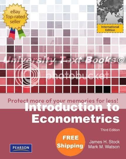 University Text Books Introduction To Econometrics 3e By James H