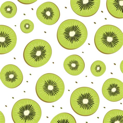 Premium Photo Kiwi Seamless Patterns Minimal Style